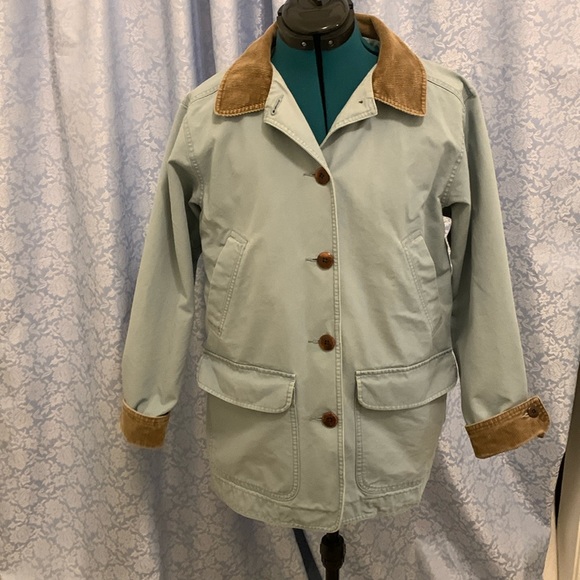 L.L. Bean | Jackets & Coats | L L Bean Blue Adirondack Barnfield Coat ...